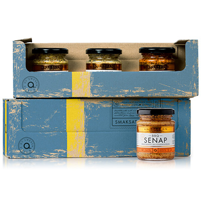 3-pack senap Sweden - Art4m Sommarpresenter